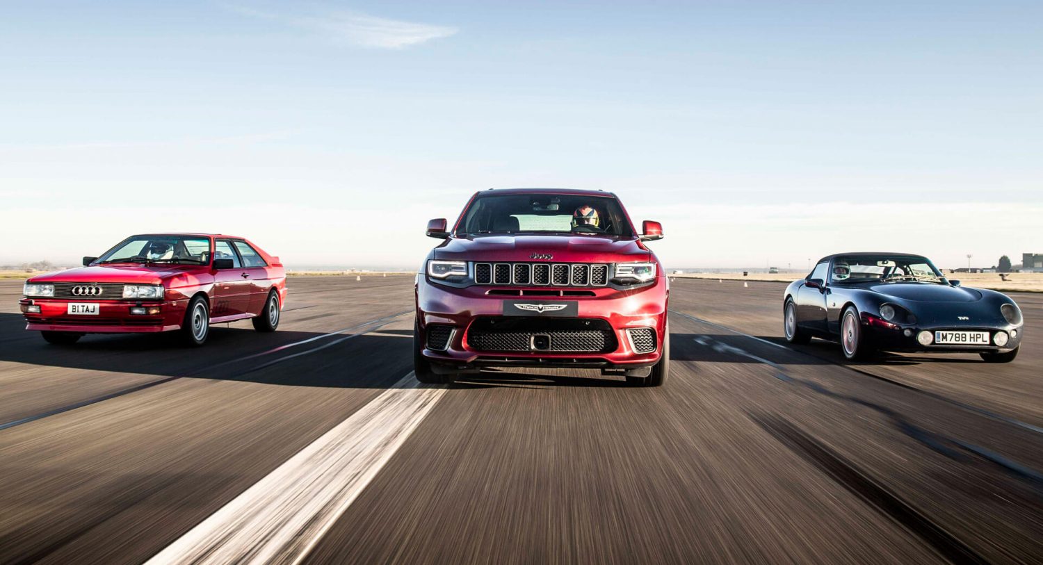 Grand Cherokee Trackhawk im Drag Race